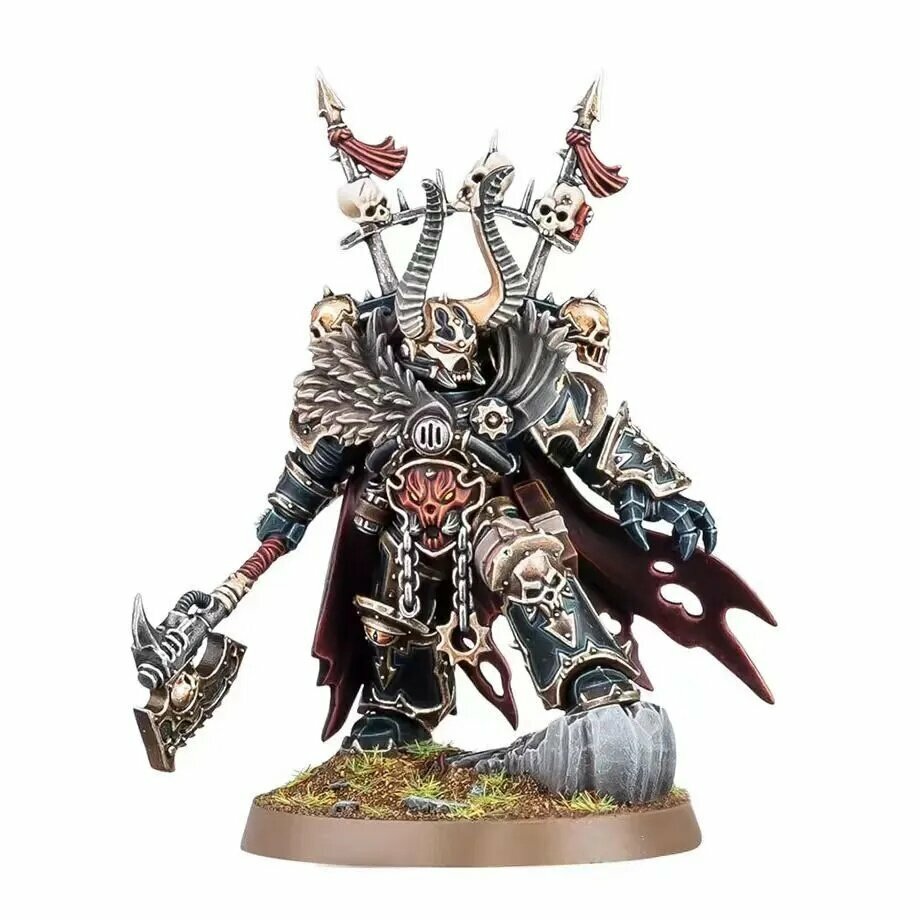 Chaos Lord / Вархаммер 40к смола / Warhammer 40000 миниатюры