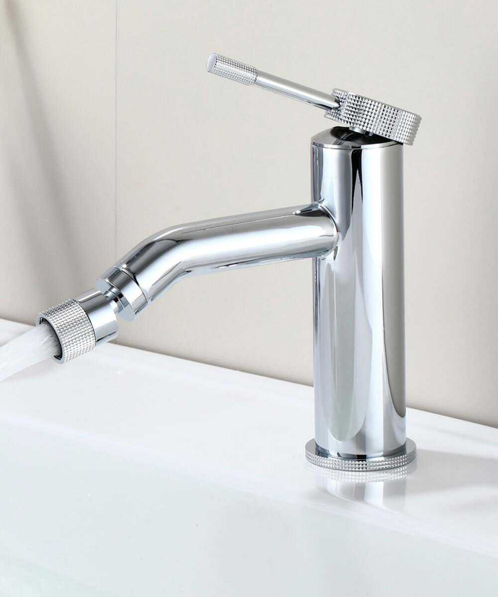 Смеситель однорычажный для биде из латуни от бренда Hansen HL50098 хром