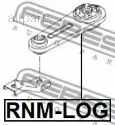 FEBEST RNM-LOG Подушка двигателя задняя RENAULT LOGAN 2005-2013 FEBEST RNM-LOG