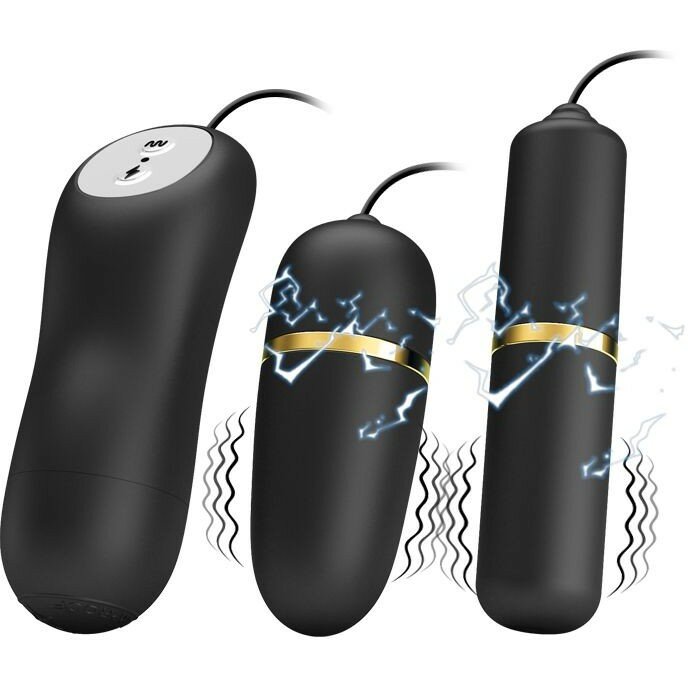 Набор из двух виброяиц с электростимуляцией