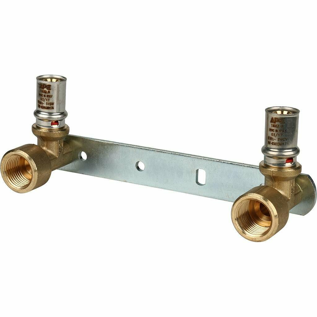 Настенный комплект для смесителя STOUT SFP-0013-001216 1/2"x16 для металлопластиковых труб прессовой