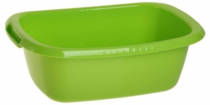 Таз хозяйственный овальный Водолей , 11 л, пластик, салатовый