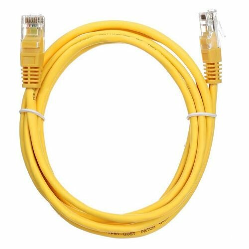 Патч-корд PREMIER ANP511_2M_Y литой (molded), UTP, кат.5E, 2м, 4 пары, алюминий омедненный, многожильный, желтый