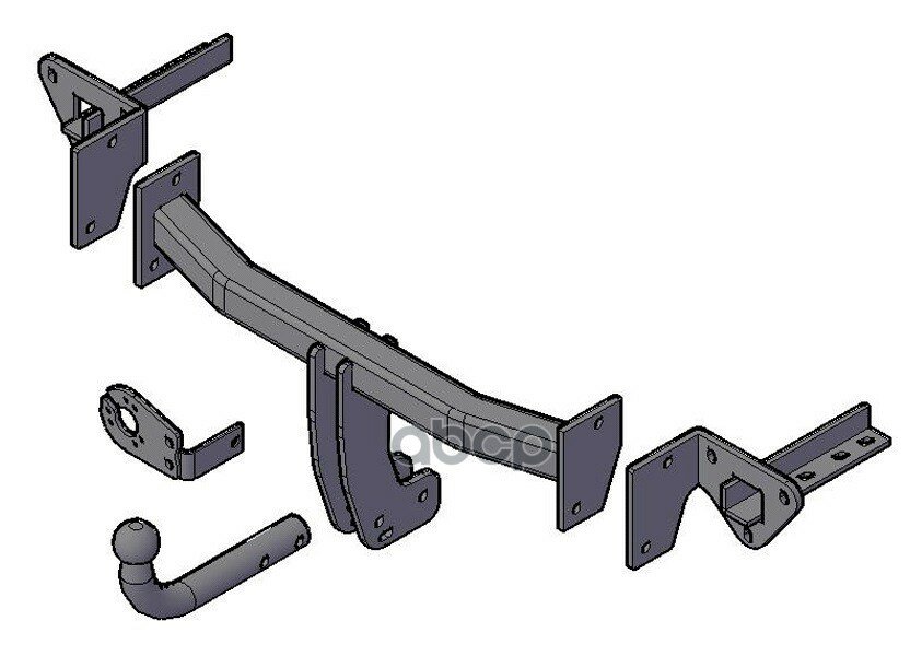 Фаркоп Subaru Forester 2013-2016 (кроме рейстайлинга 2016) крепление шара на двух болтах трейлер арт. 8501