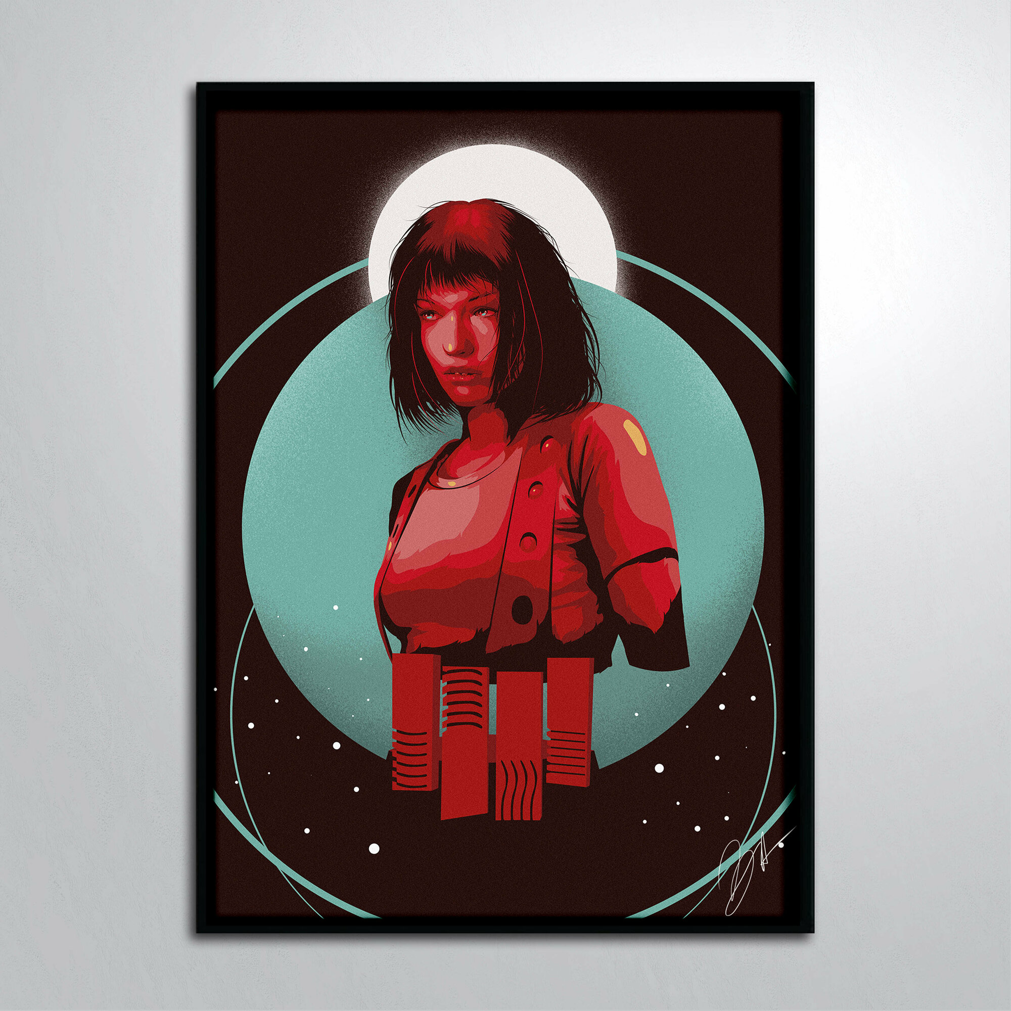 Постер в раме/Пятый элемент Милла Йовович Арт The Fifth Element