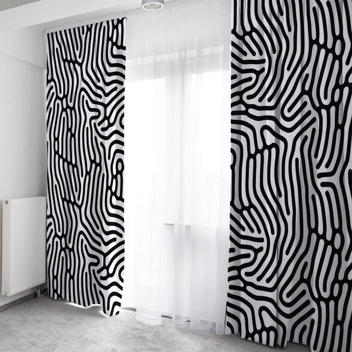 Шторы (фотошторы) из габардина, 290х240 см, Good Room