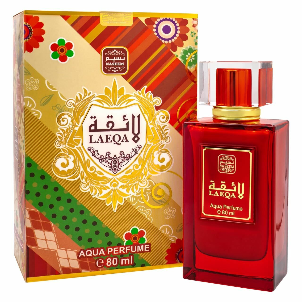 Духи Naseem Aqua Parfum / Laeqa / Лаэка 80мл / Парфюмированный спрей /