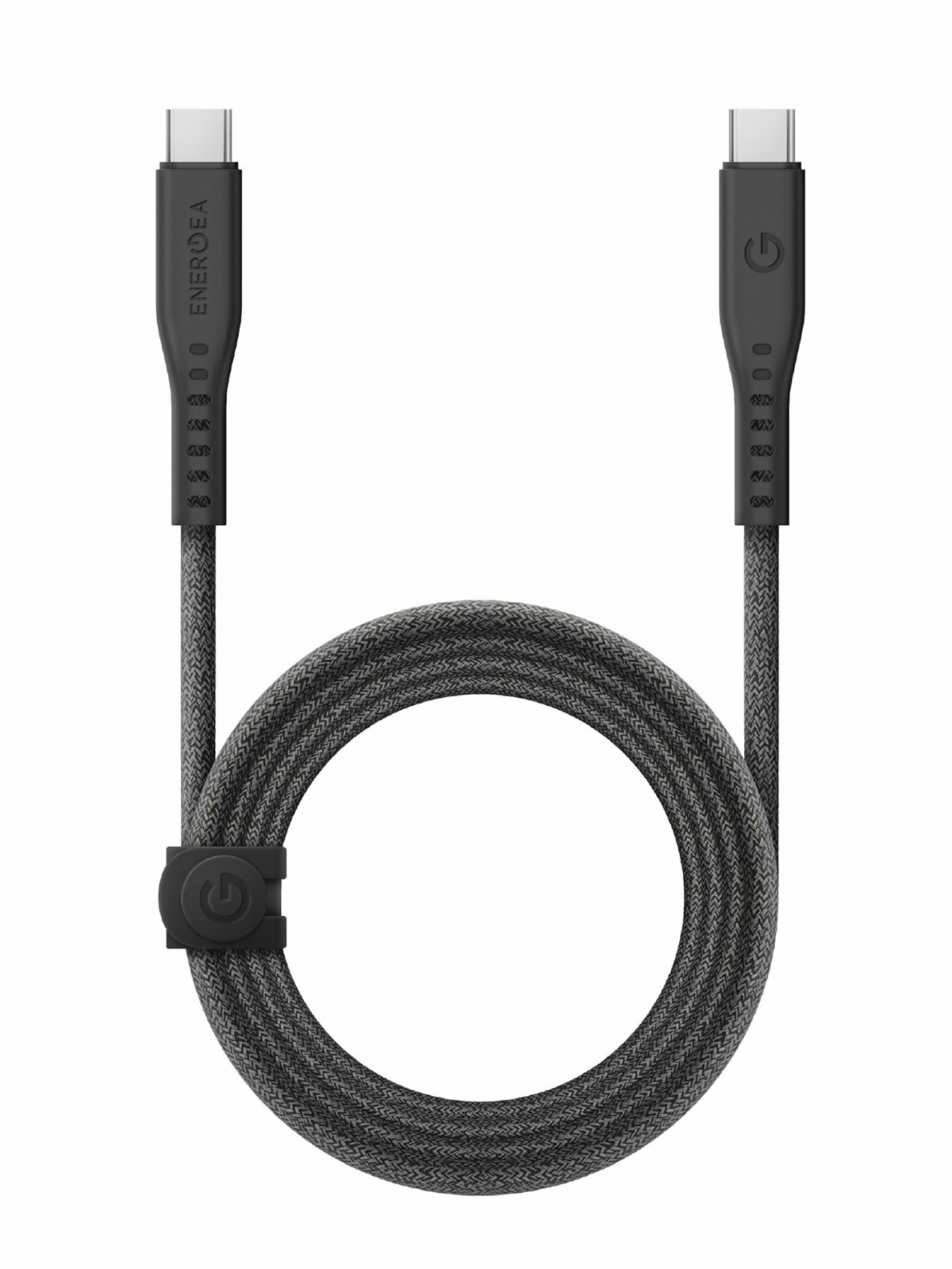 Кабель EnergEA FLOW USB-C to USB-C PD240W 5A Black 3 метра (CBL-FLCC-BLK300)