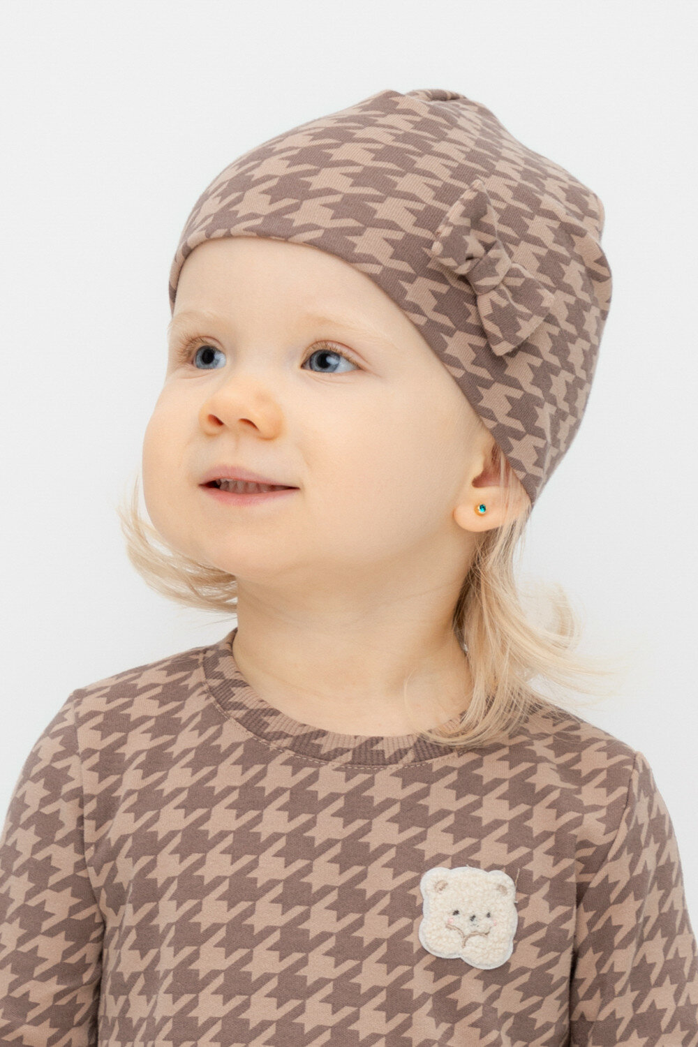 Шапка-бини для девочек