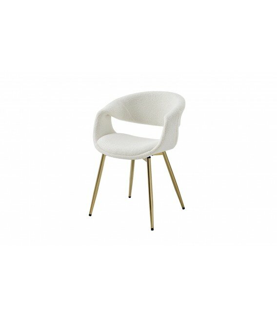 Стул JY1829Q-T белый / золото