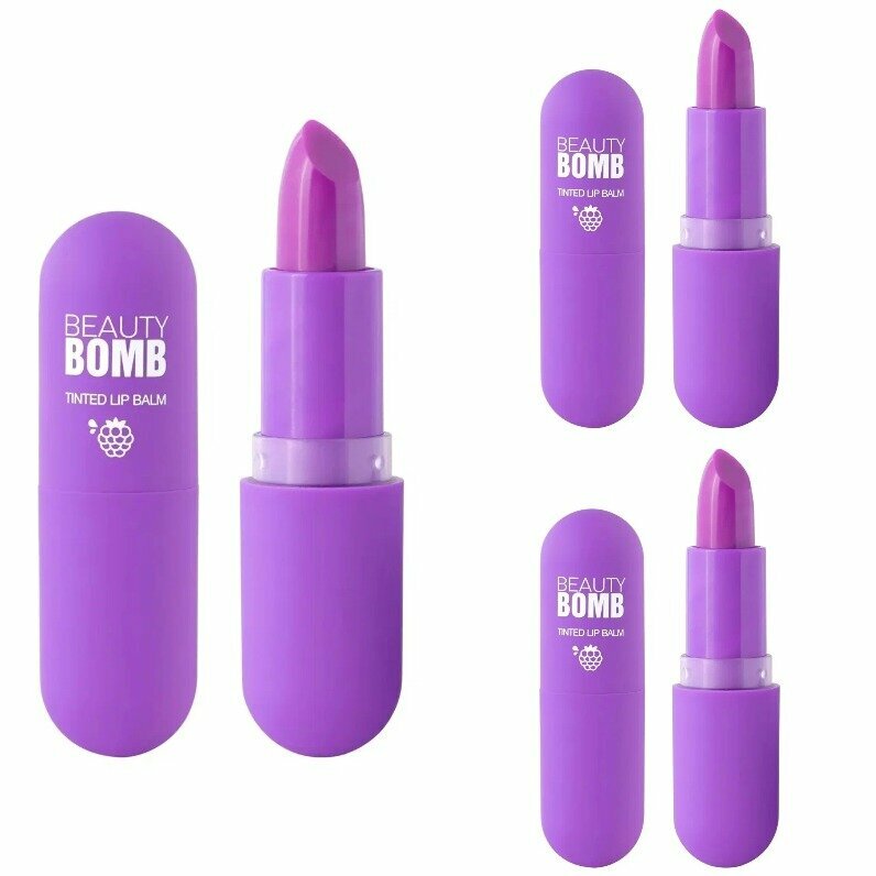 Бальзам для губ Beauty Bomb Tinted Lip Balm тон 04, 3 шт