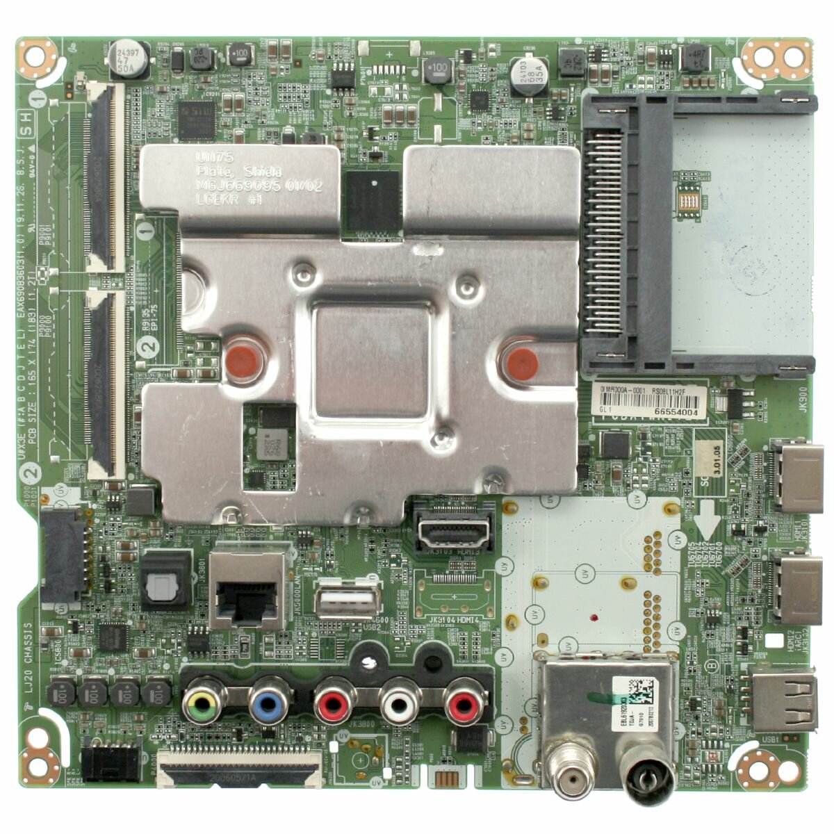 Плата управления EAX69083603 (1.0) EBU66554004 для телевизора , LG 55UN70006LA