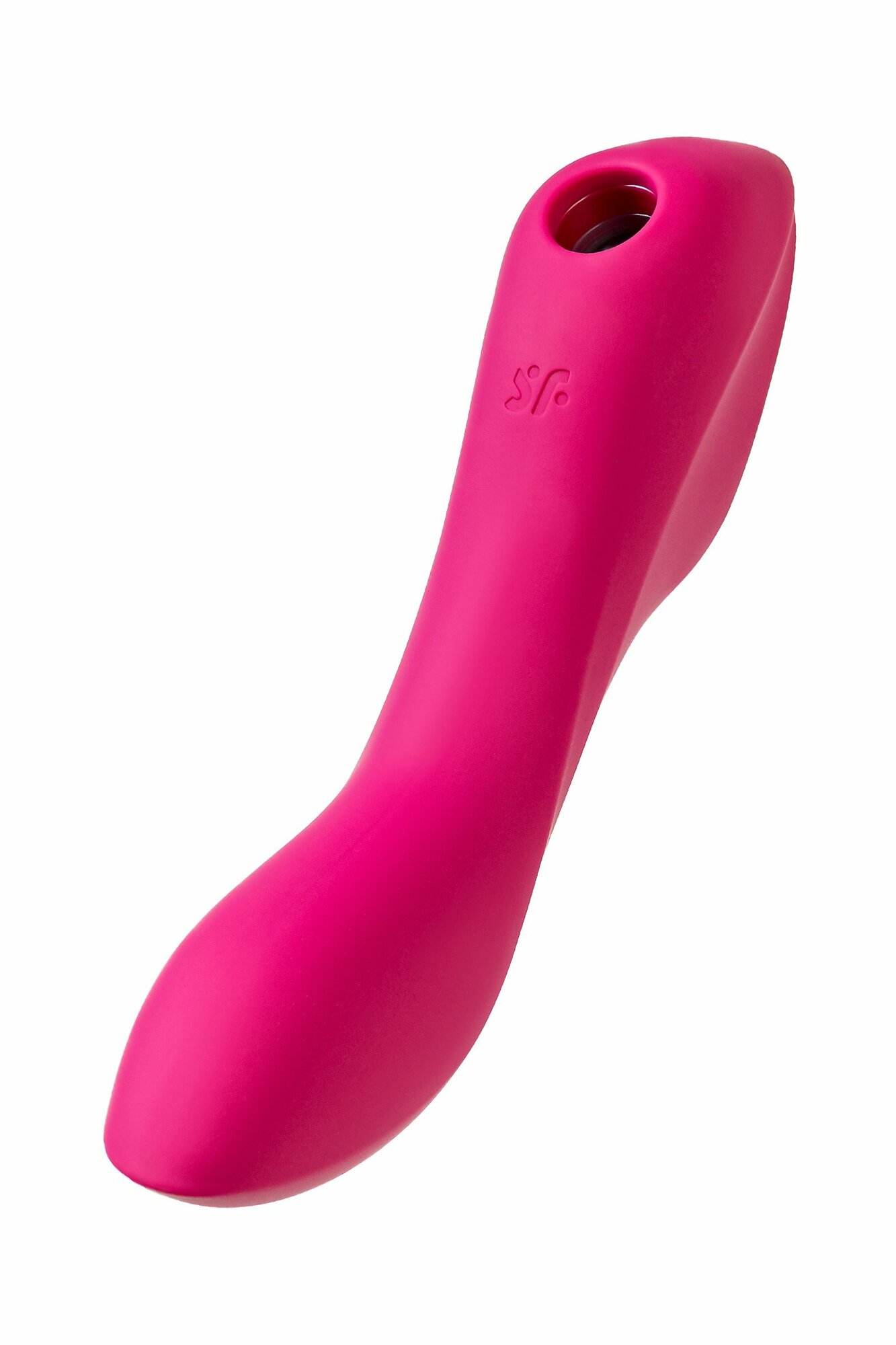 Вакуум-волновой бесконтактный стимулятор клитора Satisfyer Curvy Trinity 3, силикон, красный, 5,35см Satisfyer Вакуум-волновой бесконтактный стимулятор клитора Satisfyer Curvy Trinity 3, силикон, красный, 5,35см