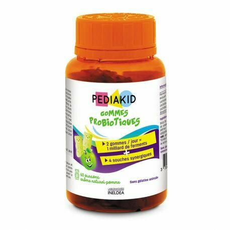 Витамины для детей мишки с пробиотиками / Gommes Probiotiques PEDIAKID