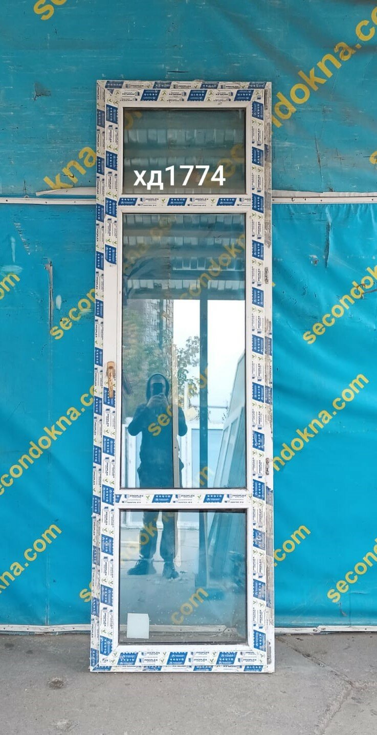 Дверь пластиковая Б/У 2430(в)х740(ш)