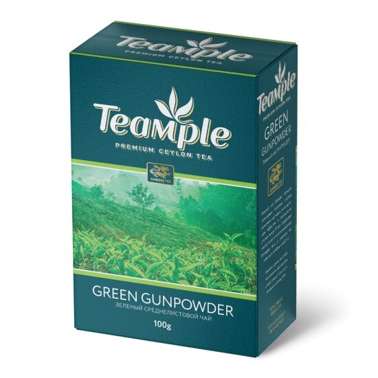 Чай зеленый Teample темпл () Ганпаудер 100 г