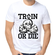 Футболка train or die, размер (54)2XL, белый