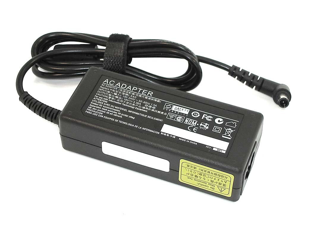 Блок питания FU551606544, CF-AA1639A, CF-AA1653J1 для ноутбуков Fujitsu Siemens, Panasonic, Sony VAIO 3.36A, 16V, 6.5Pin 55W OEM тип VB