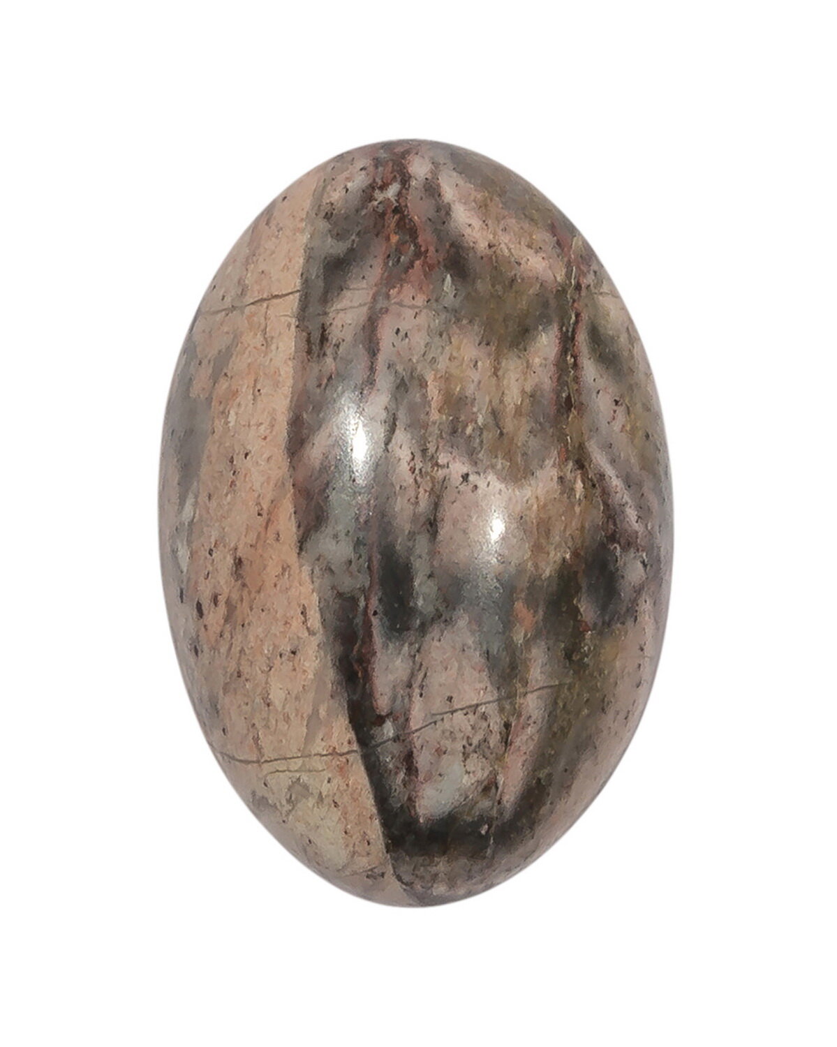 Яшма, кабошон из минерала, размер: 29х19х8 мм, натуральный камень.