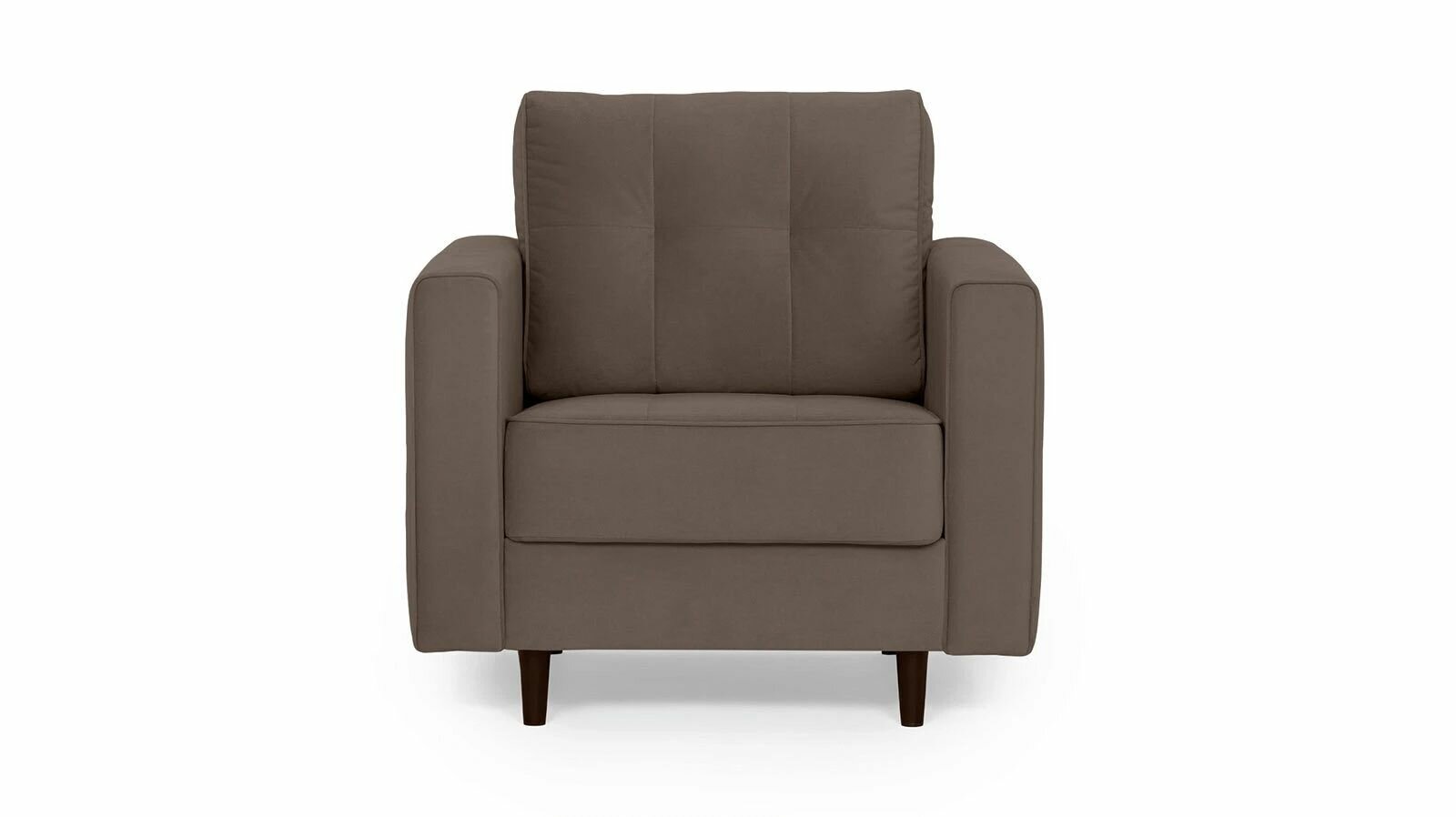 Кресло Askona (Аскона) Амани про с широкими подлокотниками Тк. Sky Velvet 02