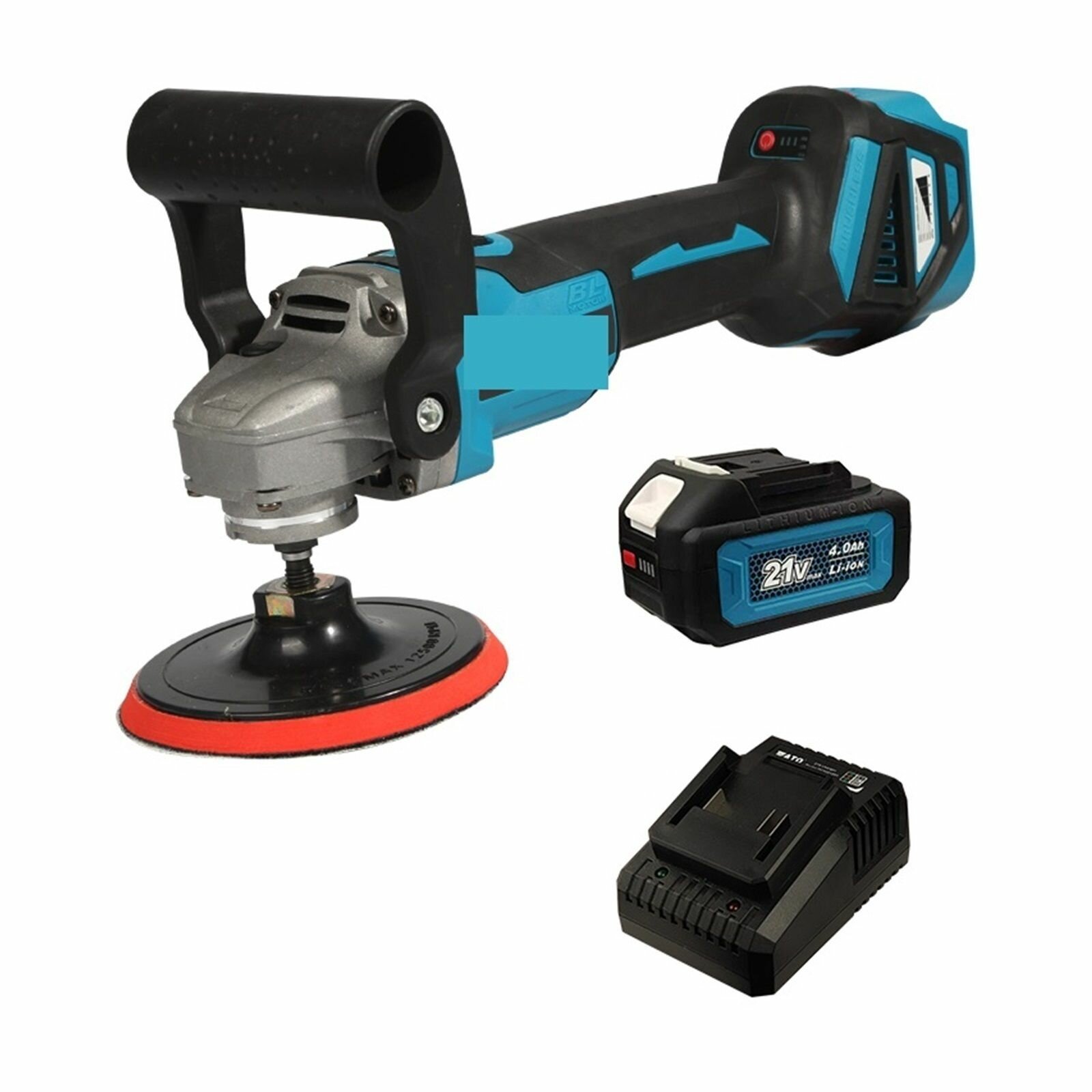 Портативный Электрический автомобильный полировальный станок, 6 регулируемых скоростей, 10000 об/мин, с батареи 18 В 1 шт.