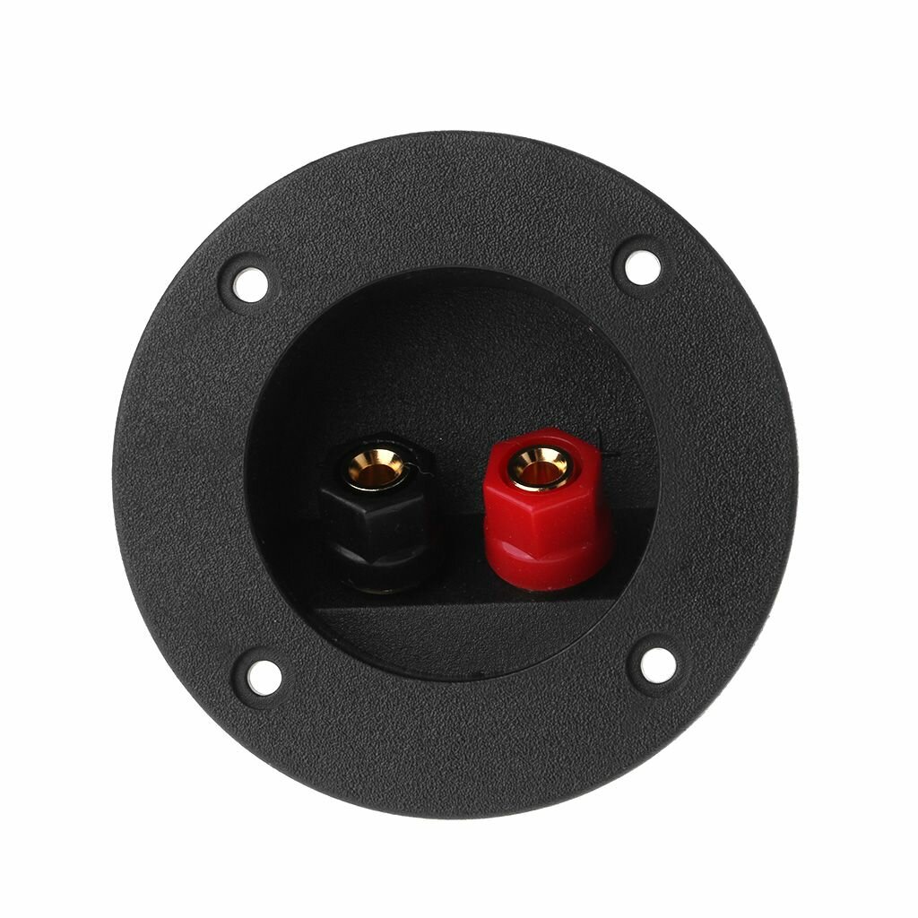 Маленький круглый двухпозиционный динамик на 502 колонки с круглым отверстием в распределительной коробке диаметром 48 мм