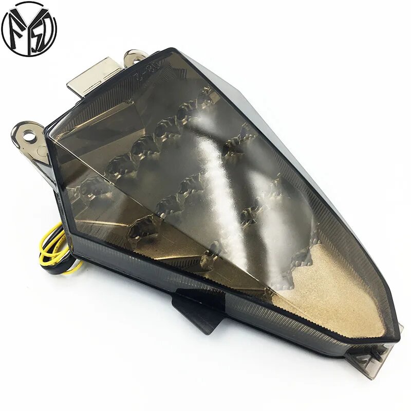 Задний фонарь, встроенные Светодиодные поворотники, задний фонарь для Yamaha YZF R6 2000-2016 2007 2008 2009 2010 2011 2012 2013 2014 R6-2008-2016 Smoke 2