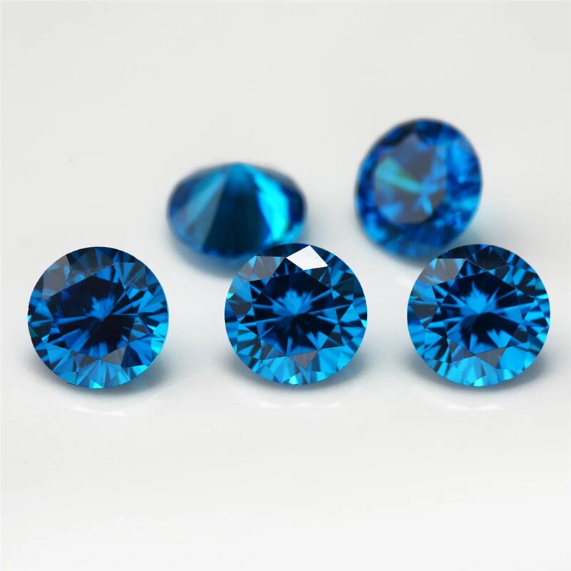 Бусины кубический цирконий, 1.75 мм, Deep Sea Blue, 1000 шт