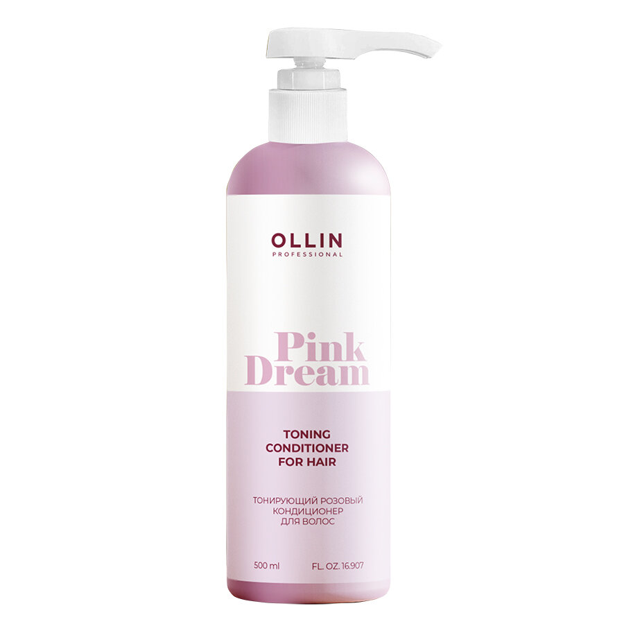 Тонирующий кондиционер для волос OLLIN PINK DREAM, 500 мл