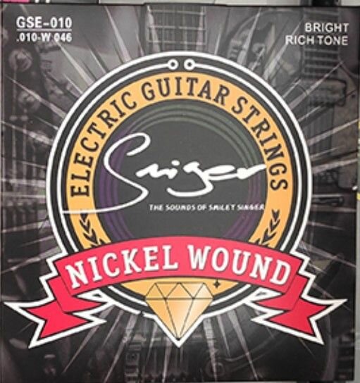 Комплект струн для электрогитары, никель, 10-46, Smiger GSE-010-Smiger