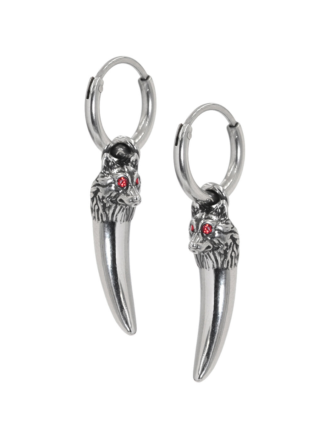 Серьги с подвесками, конго SILVARIE, кристалл