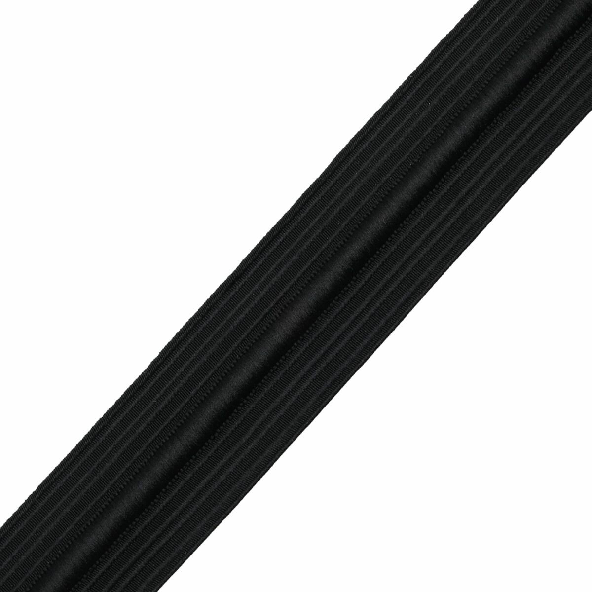 90576Ч Лента тканая эластичная со шнуром 29,15гр/м, эластичность 181%, 3,5см*10м (Мн)