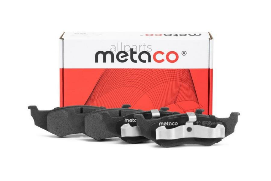 METACO 3010-091 Колодки тормозные задние дисковые к-кт
