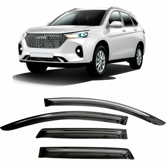 Дефлекторы окон Voron Glass DEF01868 неломающиеся серия Samurai для Haval M6 2021-н. в.