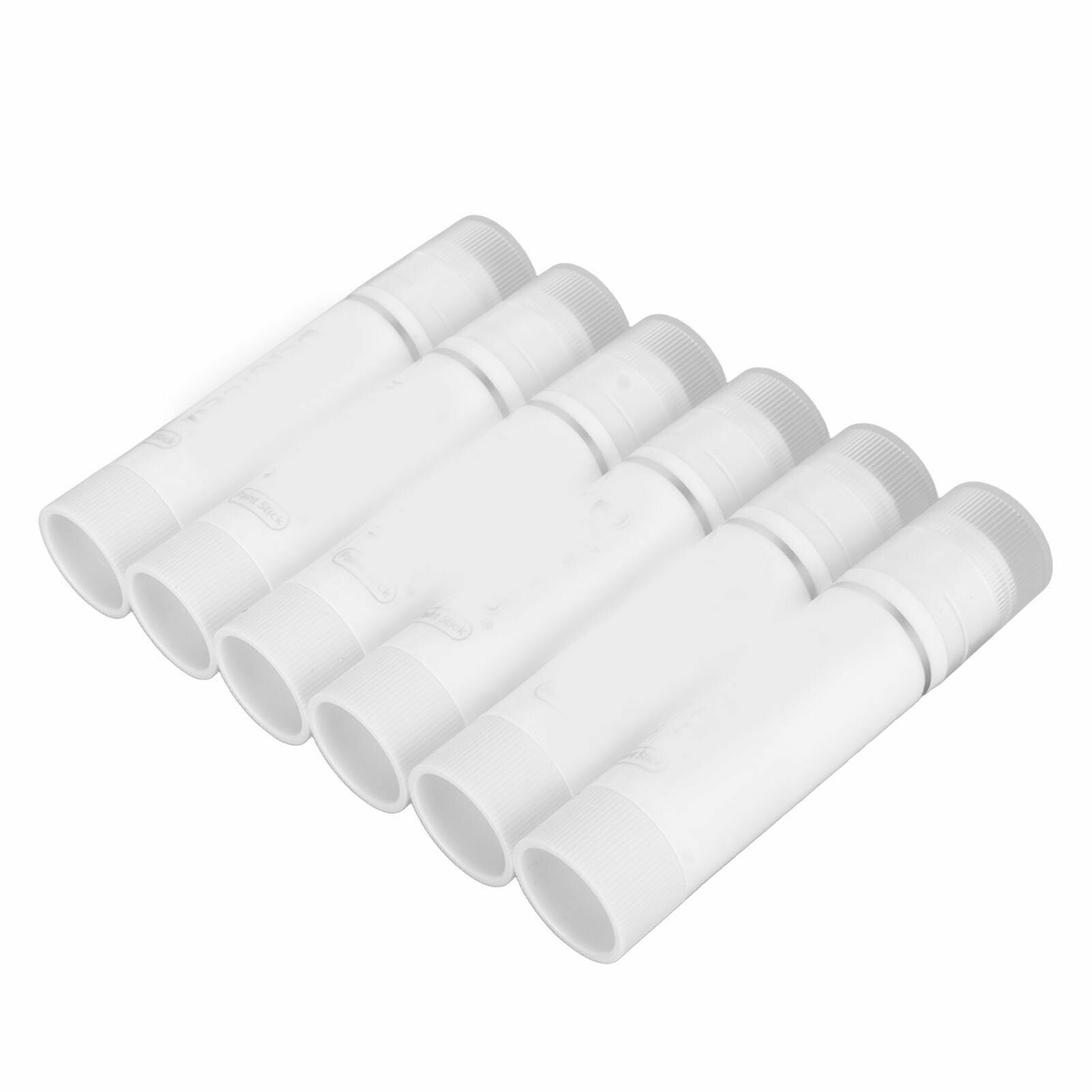 6Pcs Paint Sticks Quick Drying Washable Vibrant Pure Color Easy to Use Pens for Coloring Painting Doodle White