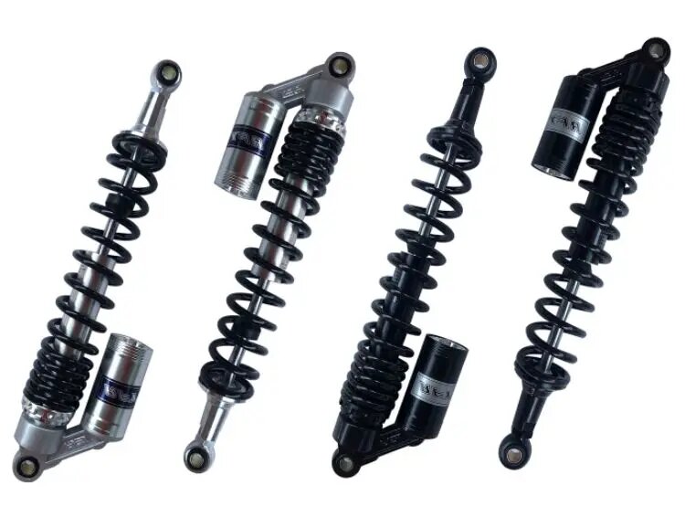 8 мм пружина 400 мм 440 мм 450 мм 460 мм 470 мм 480 мм мотоциклетные амортизаторы для Honda CR250 Yamaha Suzuki Kawasaki Quad ATV Black 470mm all black