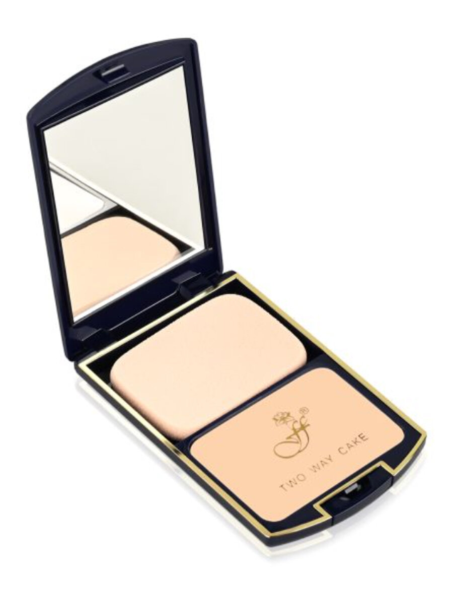 Ffleur Пудра компактная 2 в 1 Two Way Cake Improved Formula, тон 12, 1 шт