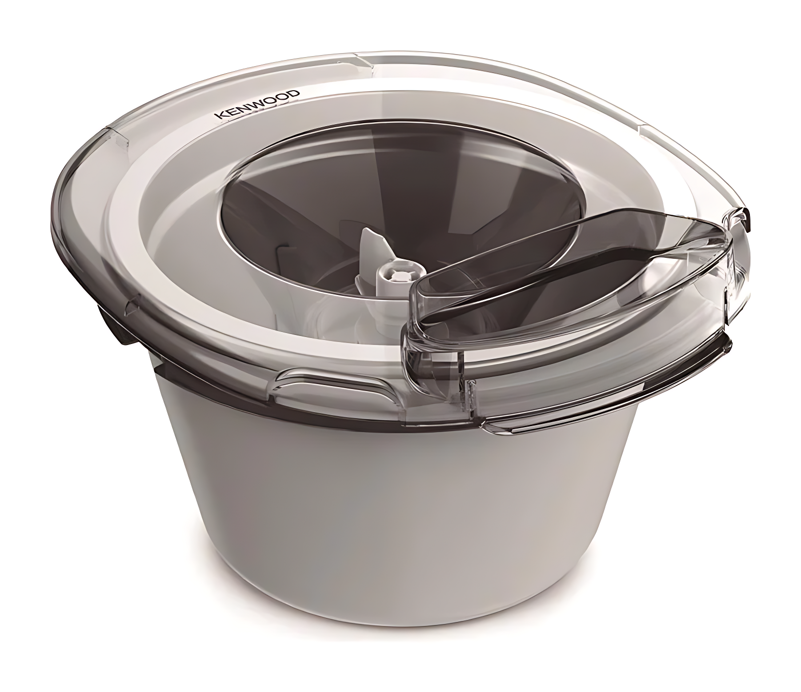 Мороженица Kenwood KAX71.000WH, серебристый цвет, для кухонных комбайнов Kenwood