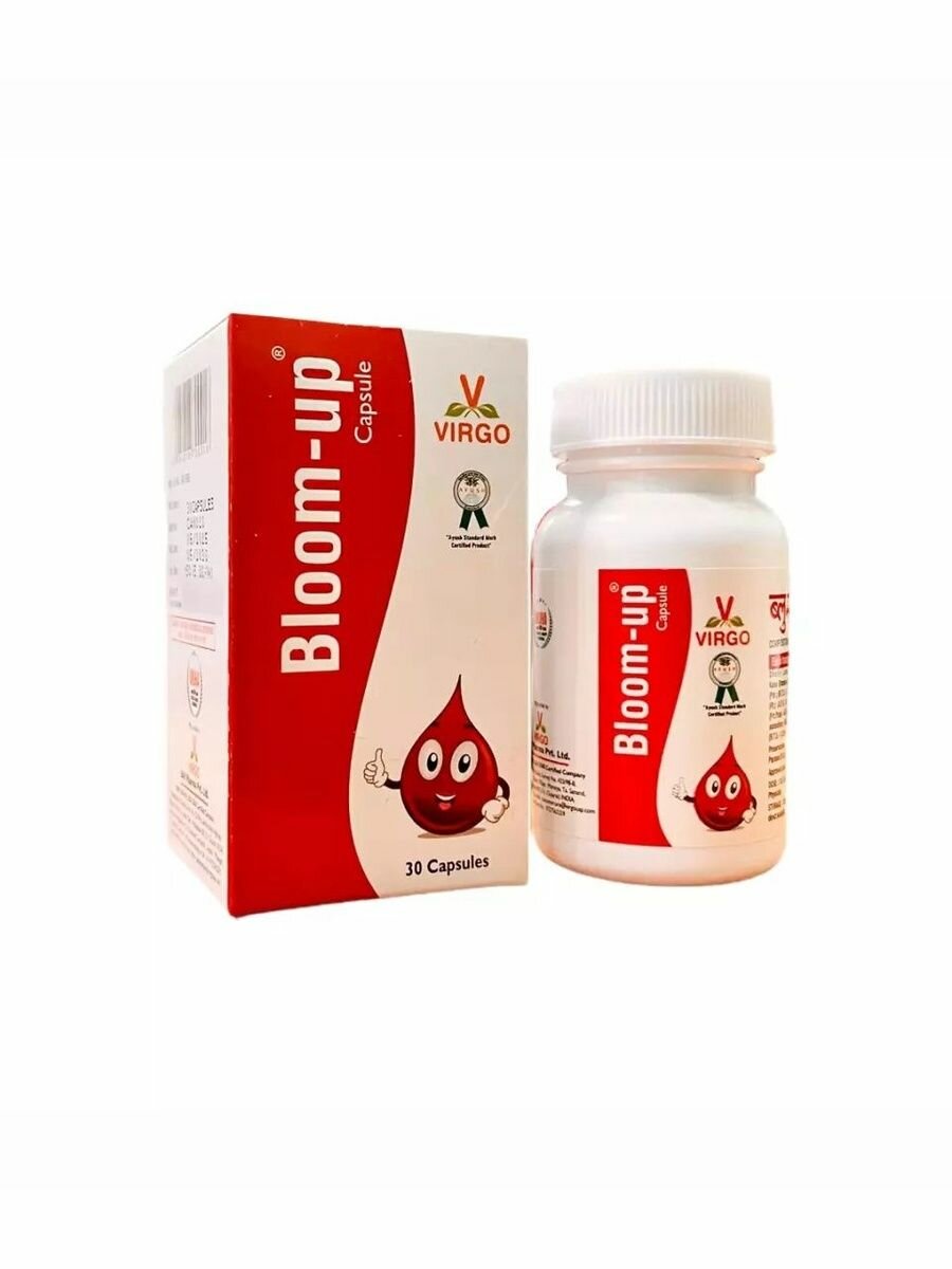 Блумап Вирго - улучшает показатели гемоглобина / Bloom-Up Virgo 30 кап