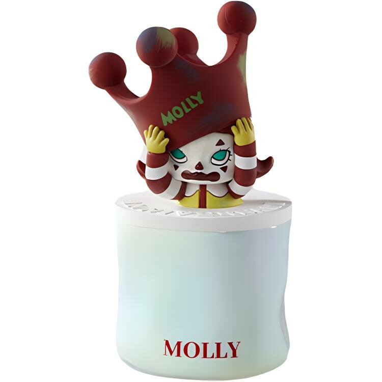POP MART Molly Anniversary Sculpture Classic Return 2 Mystery Box, Hidden Style-Confirmed-Jasmine Tomato Killer (Open)