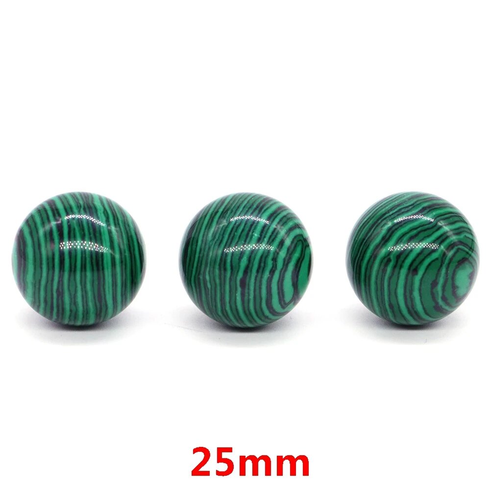 16 мм 18 мм 20 мм 25 мм 30 мм 40 мм Шарики Малахит Бирюзовый Srone Сфера Рейки Исцеление Минеральный Образец Глобус Чакра Домашний Декор Подарок