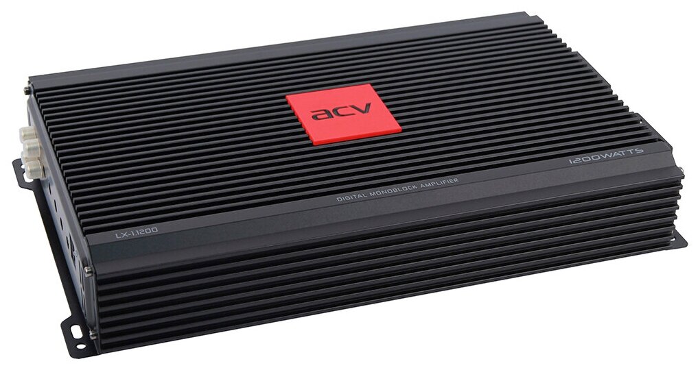 Усилитель автомобильный Acv LX 1.1200 1 -канальный, 10Гц ~ ЗОкГц, 800Вт