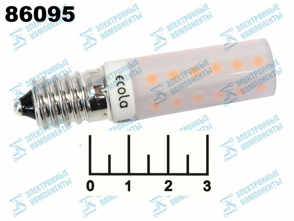 Лампа светодиодная 220V 1W E14 мерцающий огонь (16*64) B4TF10ELC Ecola