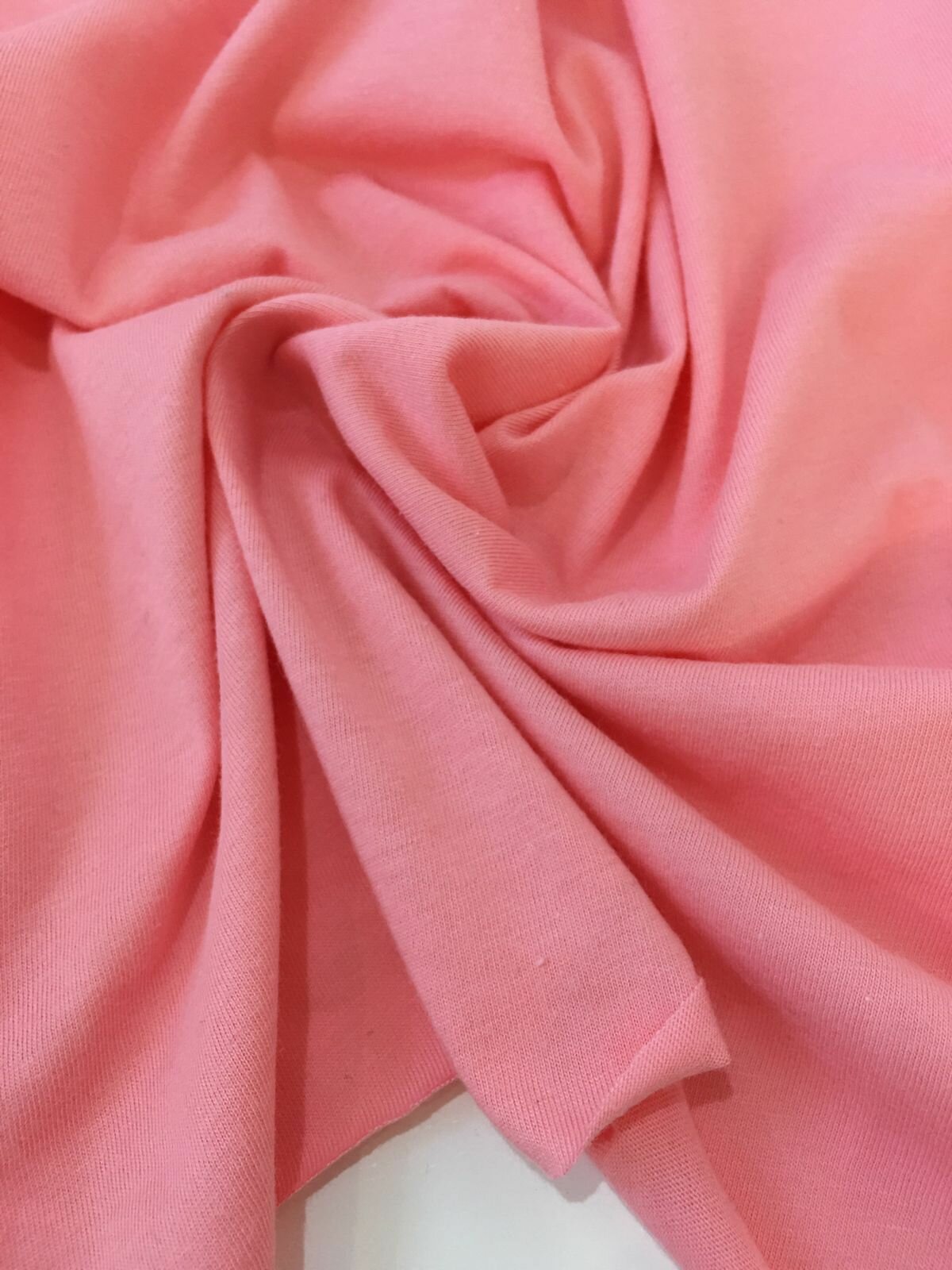 2 м. ткань трикотажная Кулирка 100% хлопок плотность 120г/м2 (отрез 200*180 см)