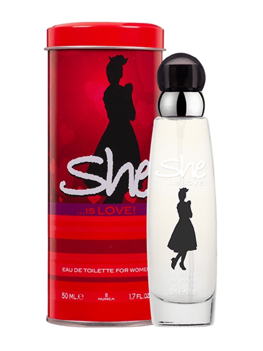 HUNCA CALDION, Туалетная женская вода She Is Love women , 50 ml