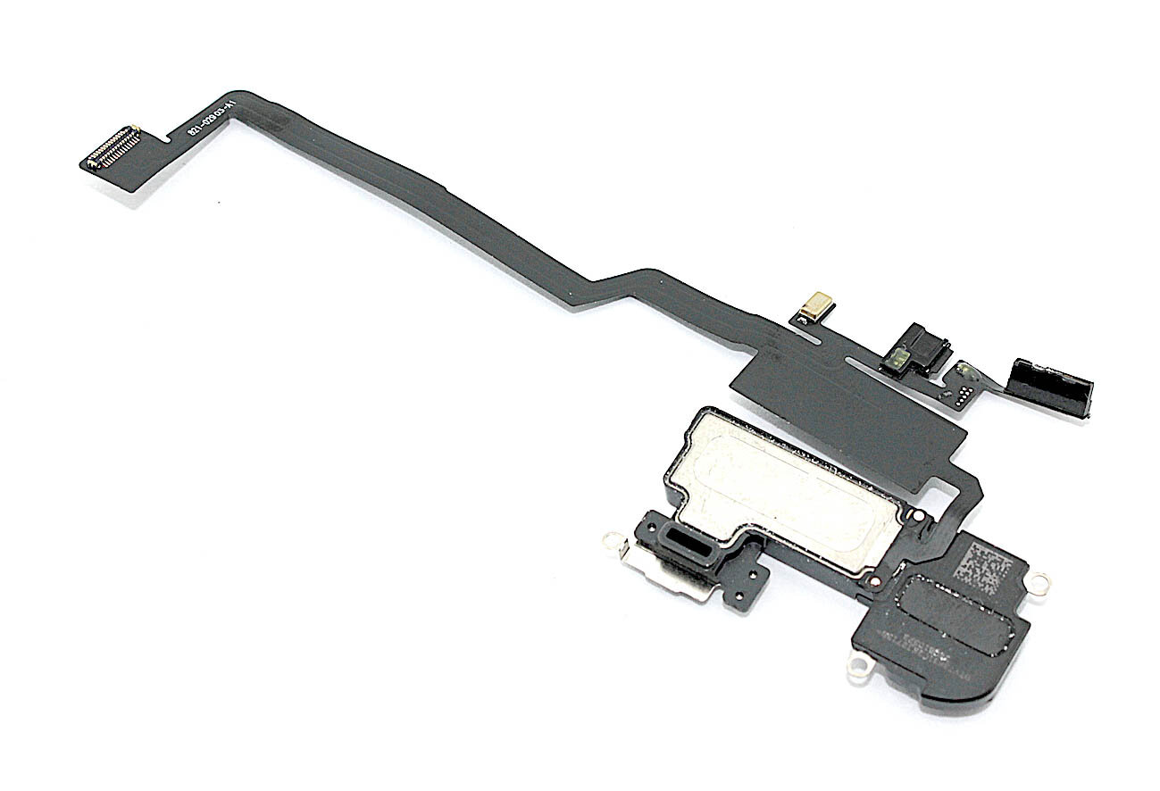 Динамик верхний (слуховой, speaker) для телефона Apple iPhone X, в сборе со шлейфом