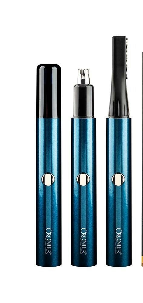 Триммер для носа и ушей, 2в1, дорожный компактный для бровей и бороды