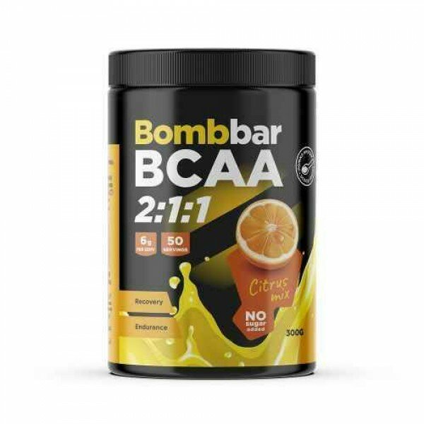 BCAA 2 1 1 300 gr BB, цитрусовый микс