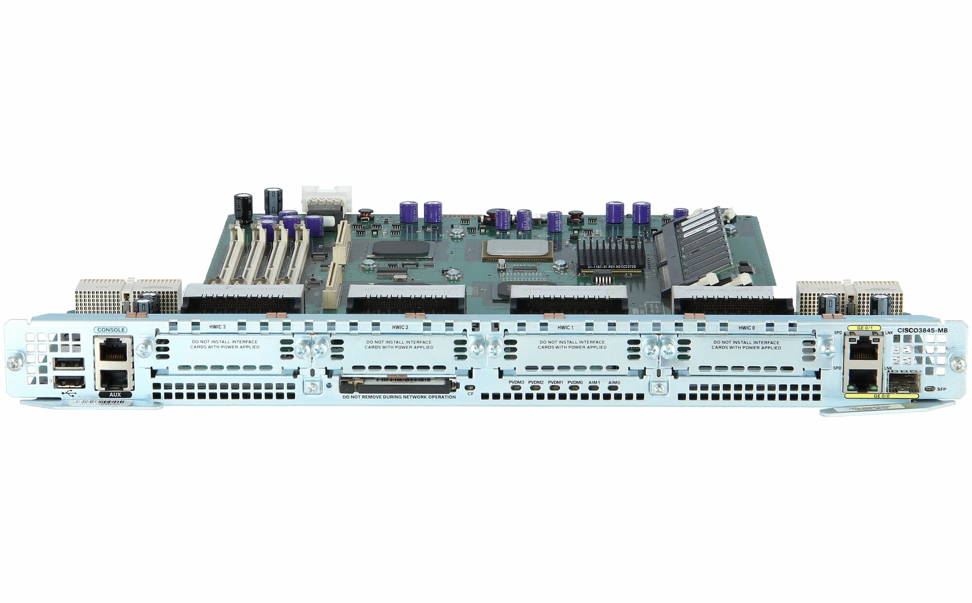 Материнская плата Cisco 3845-MB 2хLAN RJ-45 512 Мб 4хHWIC для Cisco3845