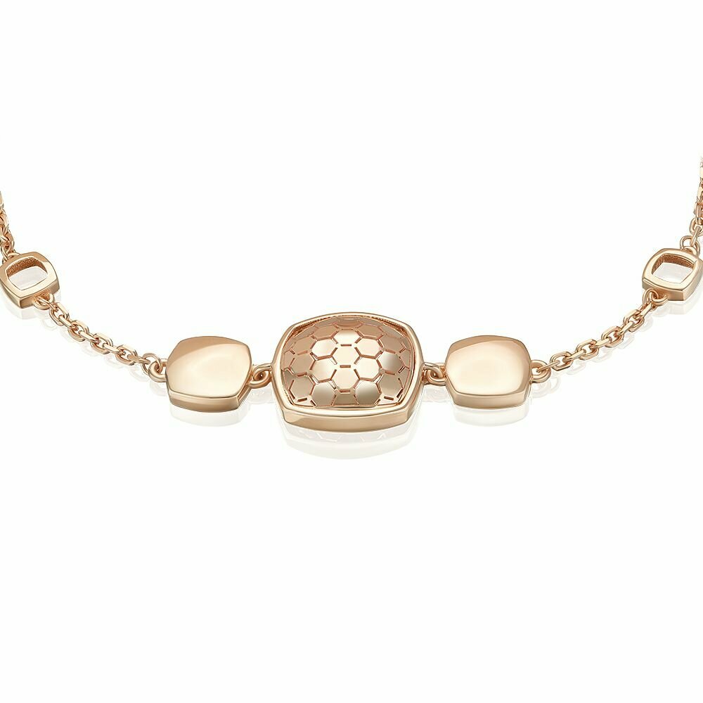 Браслет, красное золото, 585 проба